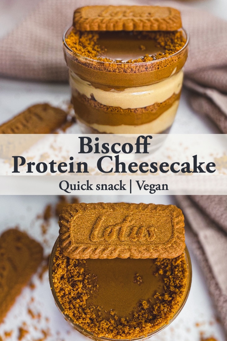 Healthy Biscoff Protein Cheesecake - Dietsync